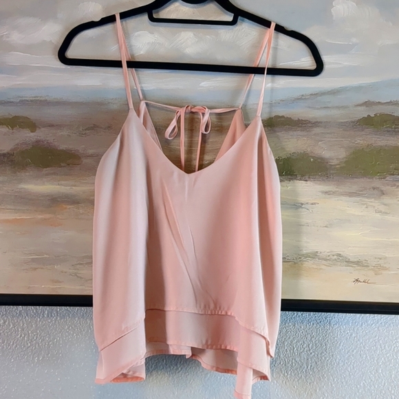 bp | Tops | Bp Strappy Light Pink Flowy Tank Sizw Xs | Poshmark